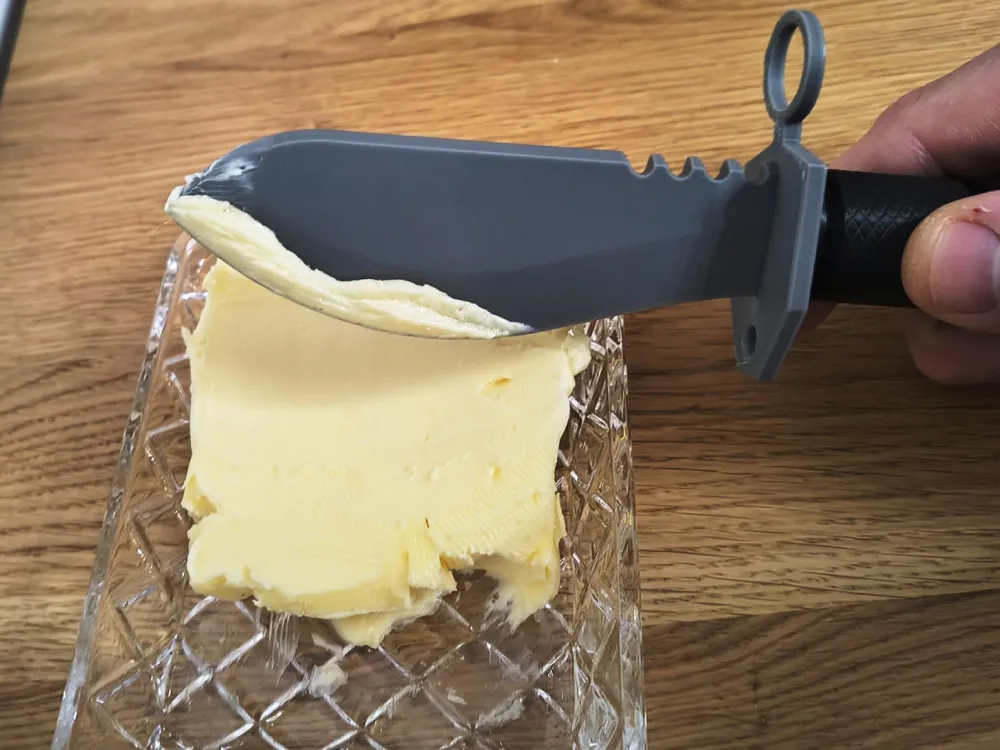 Tactical Butter Knife - Rambo: First Toast - Free 3D Print Model ...