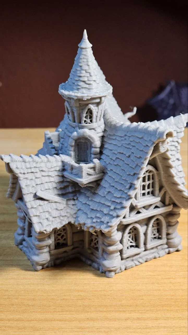 Medieval Fantasy House - Magical Cottage Dioramas - Free 3D Print Model ...