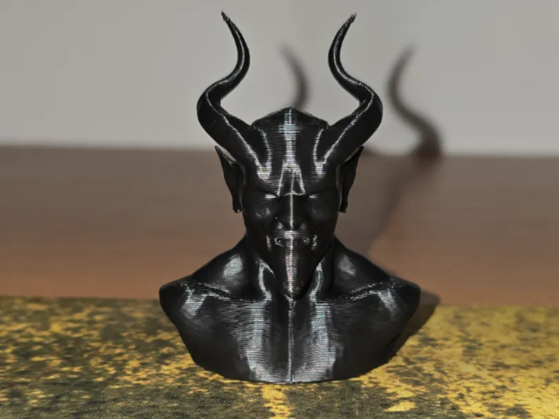 Demon Bust by Wolfík 23 - MakerWorld