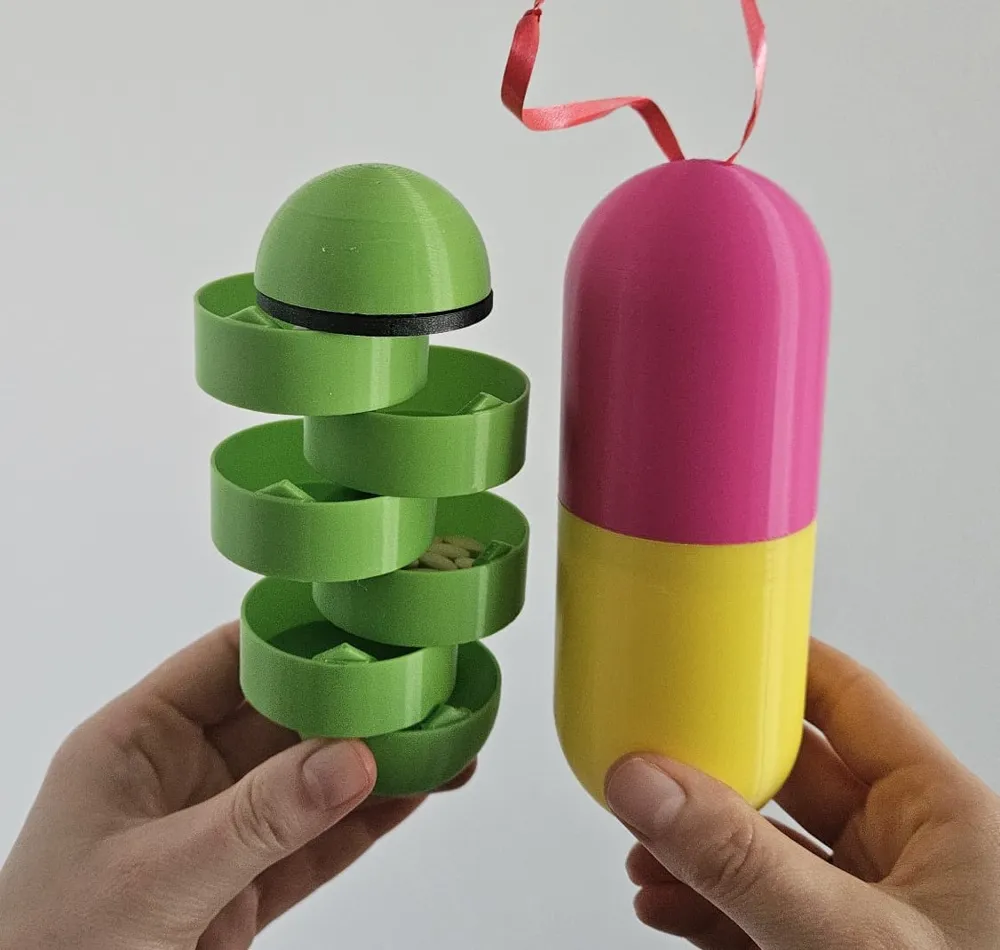 Pill-ception pill organizer by 3DMakeryDE - MakerWorld