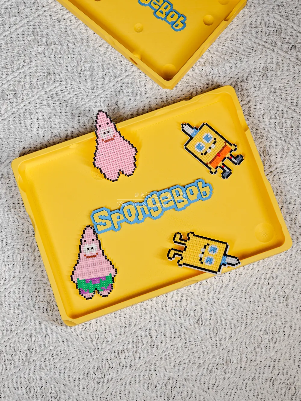Pixel Art! SpongeBob SquarePants Tray Organizer | Patrick Star is here ...