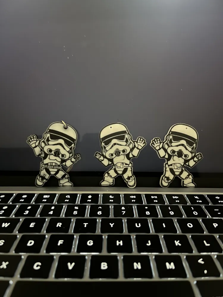 Star Wars Storm Trooper Chibi-Style | Key Chain - Free 3D Print Model ...