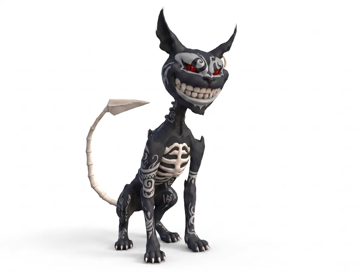 Il Gatto del Cheshire – Alice: Madness Returns - Modello di stampa 3D ...