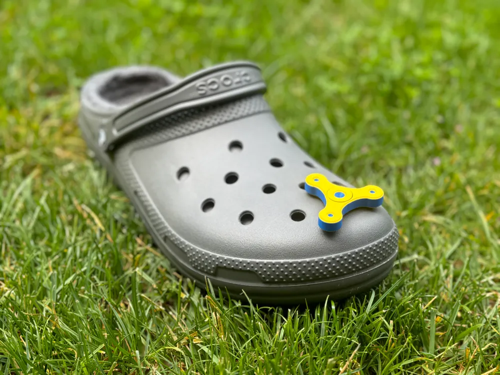 Croc Charm Fidget Spinner print in place by elikollMakerWorld: Download ...