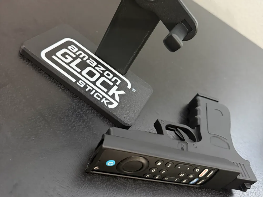 GlockStick Tactical FireTV Stand - Free 3D Print Model - MakerWorld