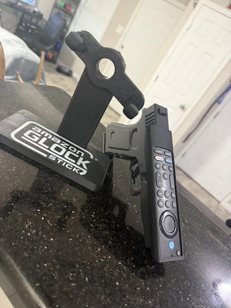 GlockStick Tactical FireTV Stand - Free 3D Print Model - MakerWorld