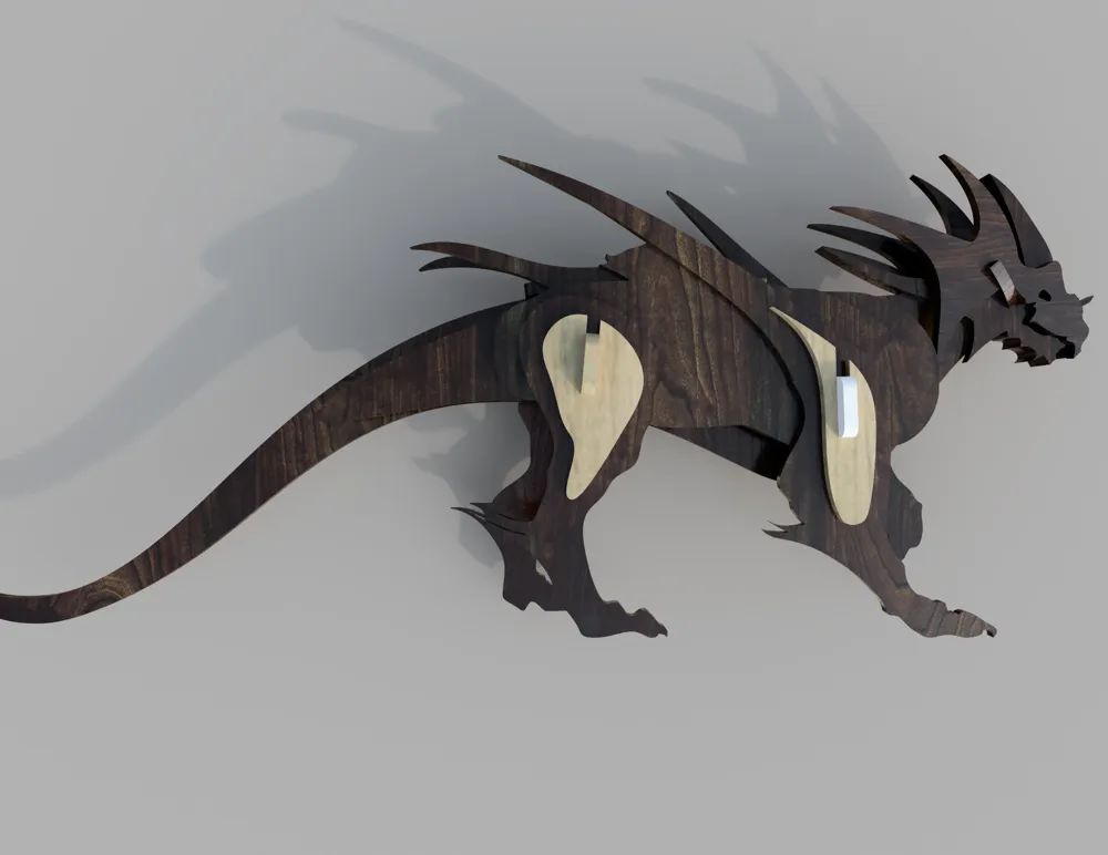 试试自己的动手能力-飞龙拼图 by Pathfinder.Ant - MakerWorld