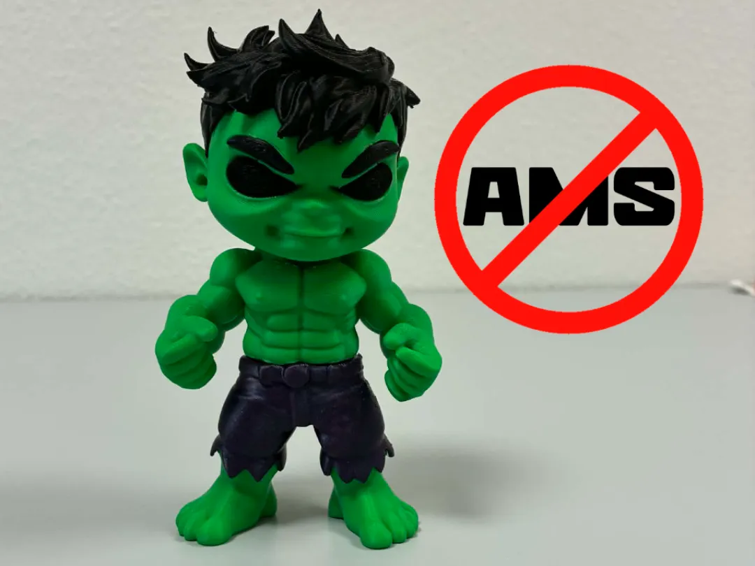Chibi-Stil Der Unglaubliche Hulk – Kostenloses 3D-Druckmodell – MakerWorld