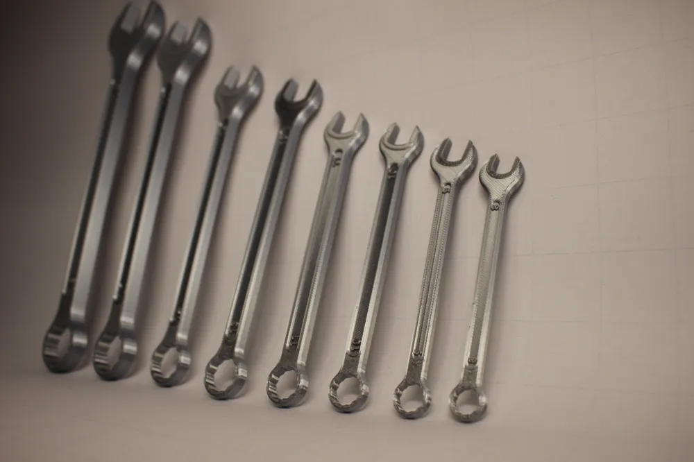 Wrench set - 8mm-19mm - Free 3D Print Model - MakerWorld