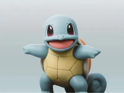 007 Squirtle (Shiny) by Pokemon - MakerWorld