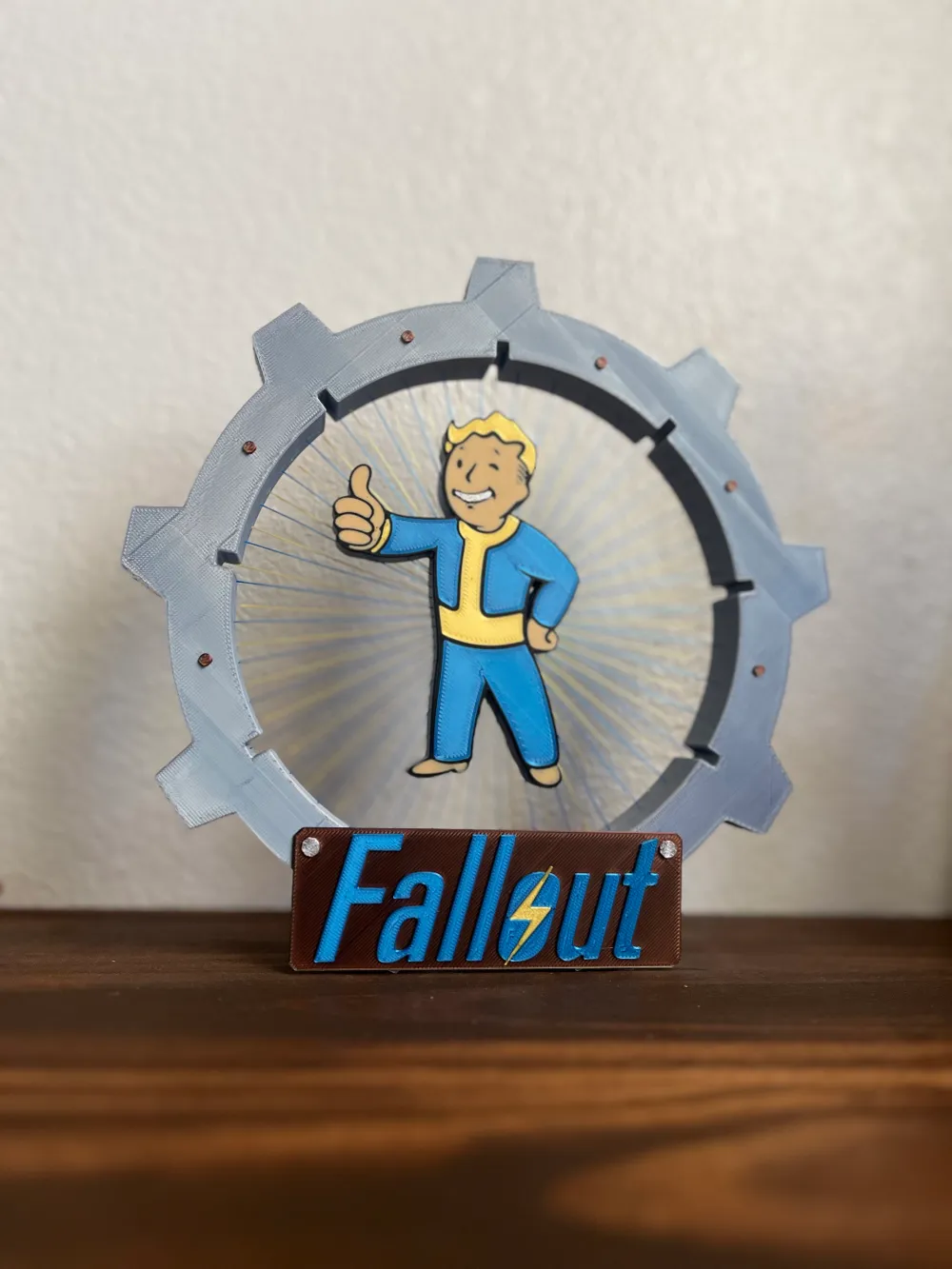 Fallout Vault Boy String Art by The3DSportsBeard - MakerWorld