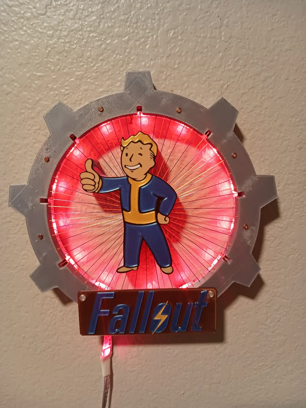 Fallout Vault Boy String Art by The3DSportsBeard - MakerWorld