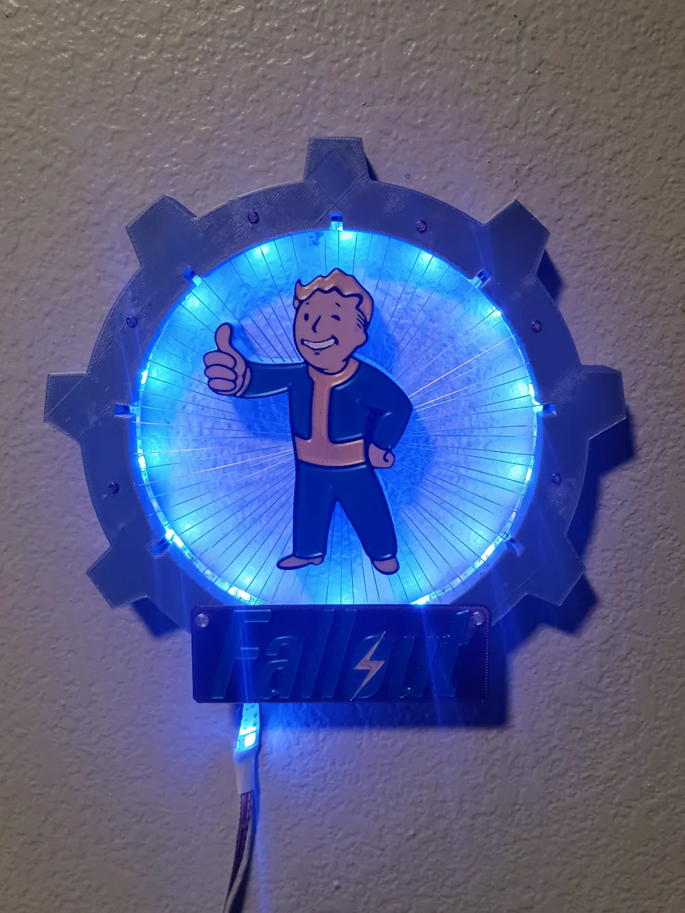 Fallout Vault Boy String Art by The3DSportsBeard - MakerWorld
