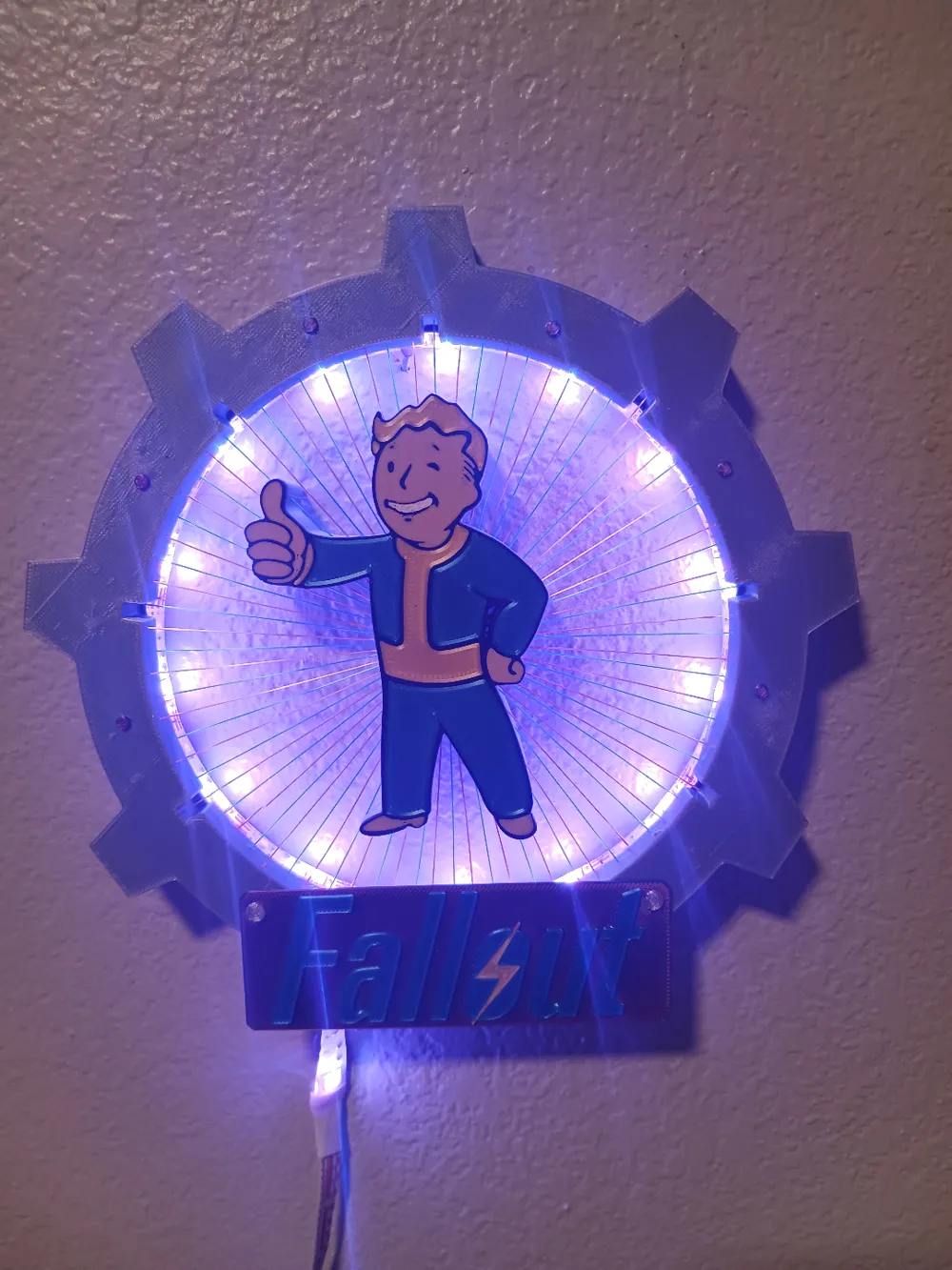 Fallout Vault Boy String Art by The3DSportsBeard - MakerWorld