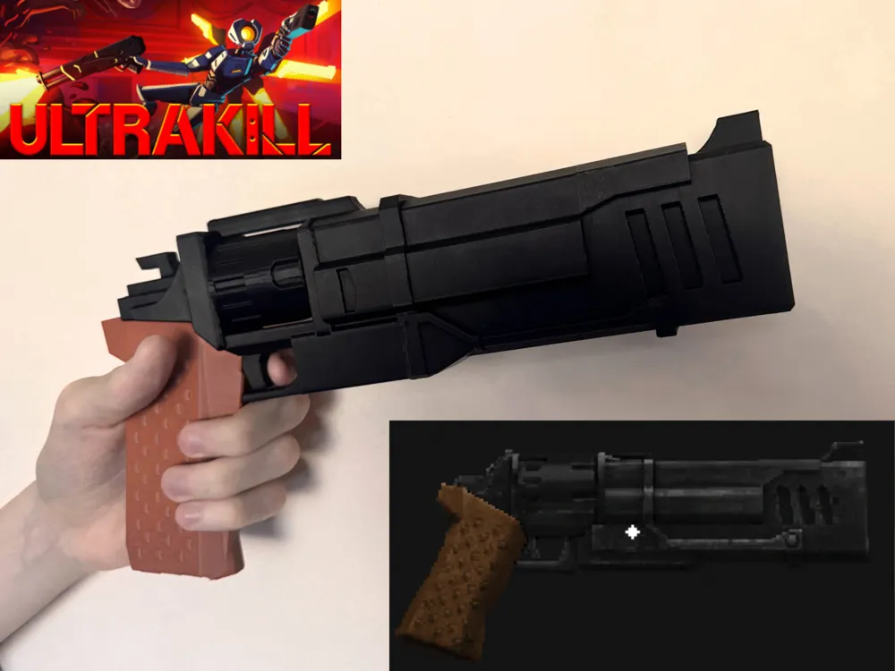 Réplica del revólver alternativo de Ultrakill (¡sin AMS!) por Kopp3D ...