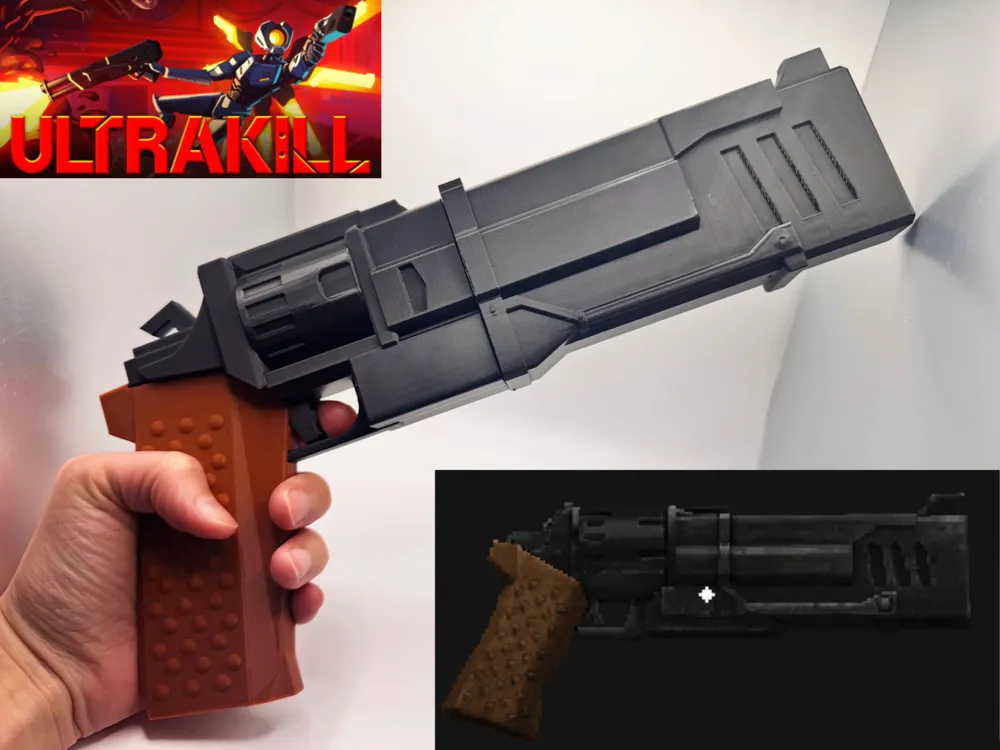 Ultrakill Alt Revolver Replica (no AMS needed!) by Kopp3D MakerWorld ...