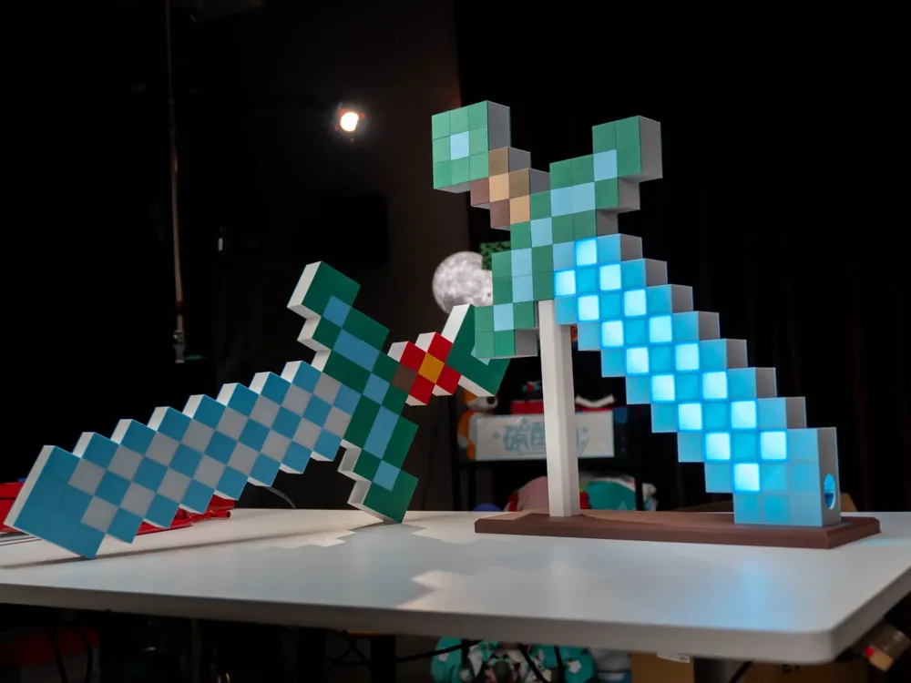 Giant Diamond Sword (Sound, Light, and Electricity Version) - Free 3D ...
