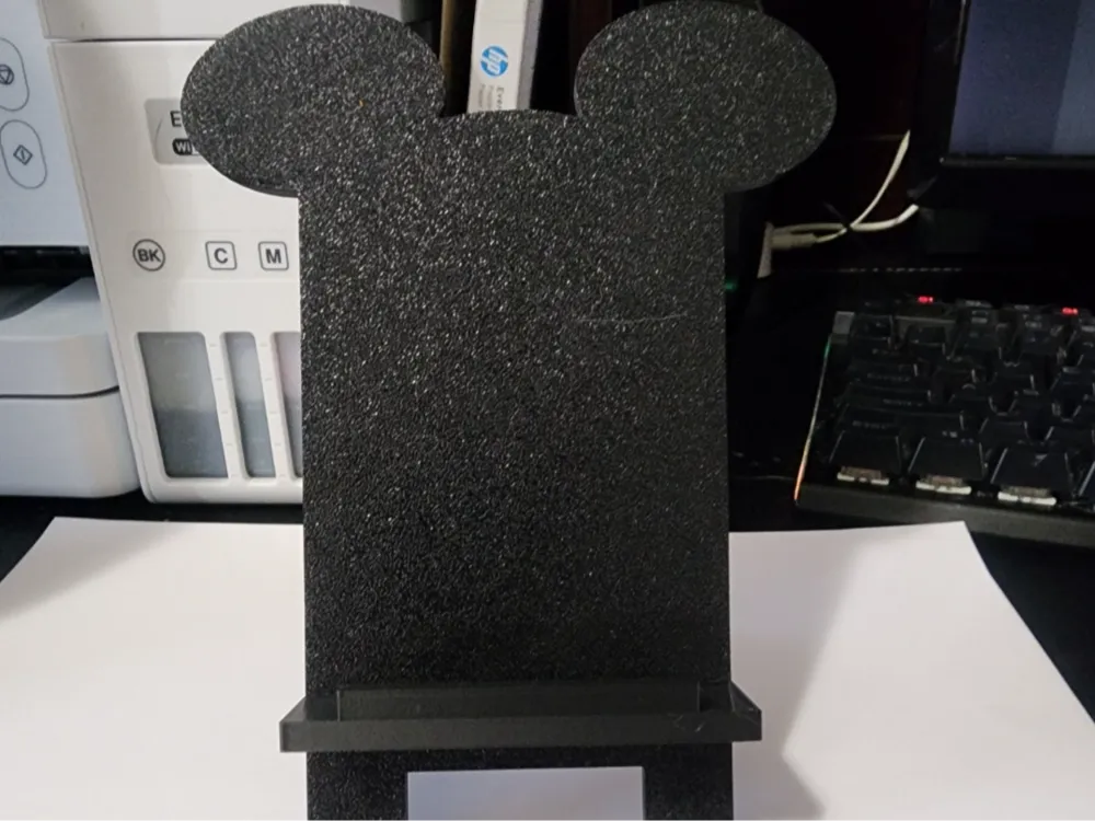 Mickey Ear Phone Stand - Free 3D Print Model - MakerWorld