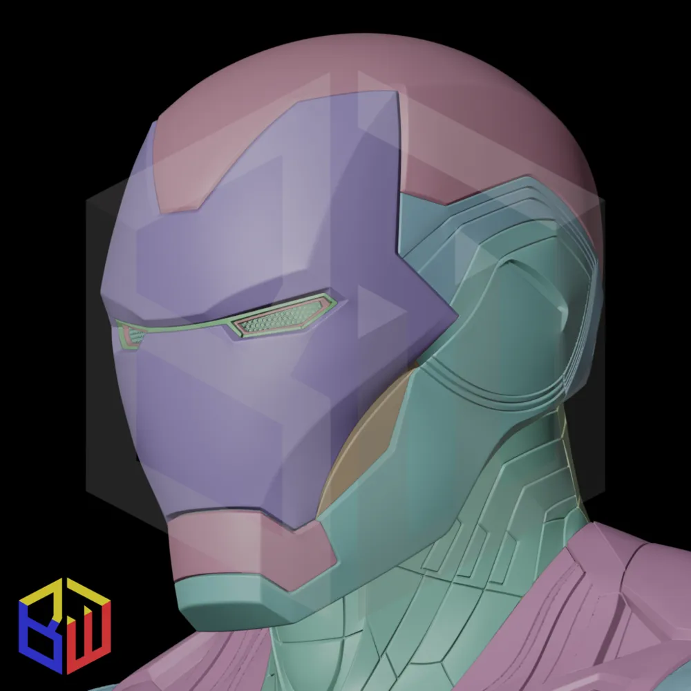 Ironman Mark 85 Helmet V2 - Free 3D Print Model - MakerWorld