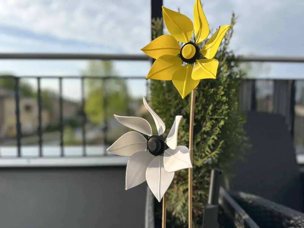 Garden Balcony Leaves Windmill by EP-3D MakerWorld: Download Free 3D Models