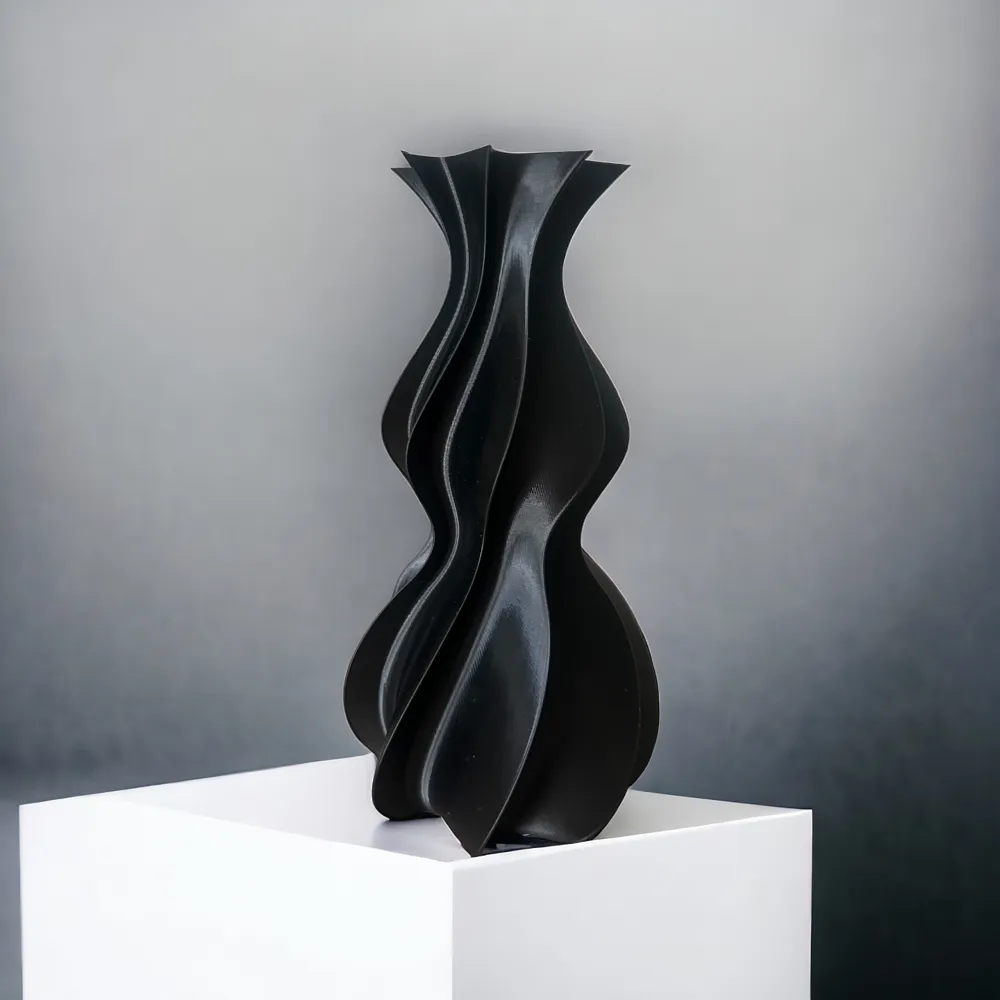 Elegance Wave Vase by Ebmeier MakerWorld: Download Free 3D Models