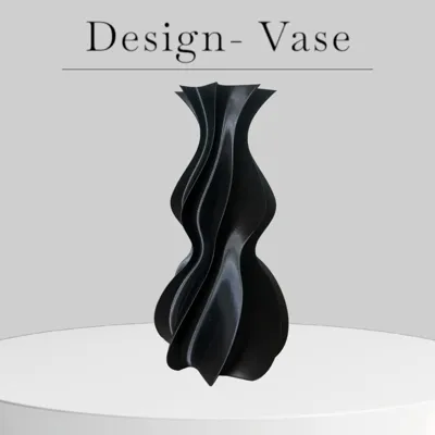 Elegance Wave Vase by Ebmeier MakerWorld: Download Free 3D Models