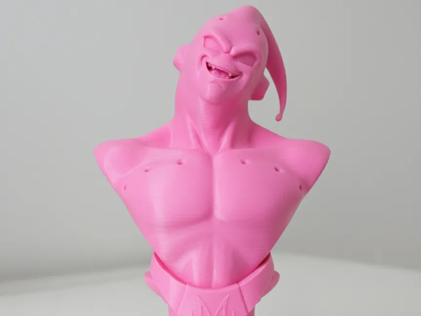 Majin Buu Bust - Free 3D Print Model - MakerWorld