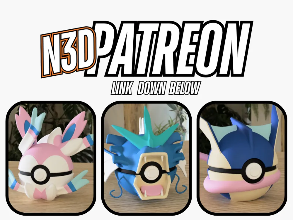 Clone Ball (Mewtwo Ball) by N3D MakerWorld: Download Free 3D Models