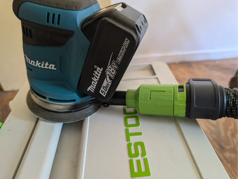 Makita 22mm to festool vacuum adapter DBO180Z Remixed by yens1987 ...