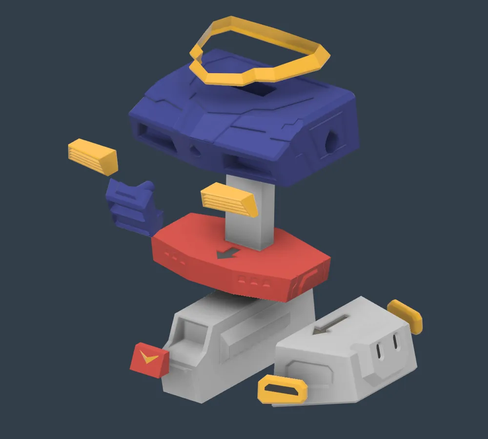 Chibi Gundam RX-78 Unleashed by dallasrebar - MakerWorld