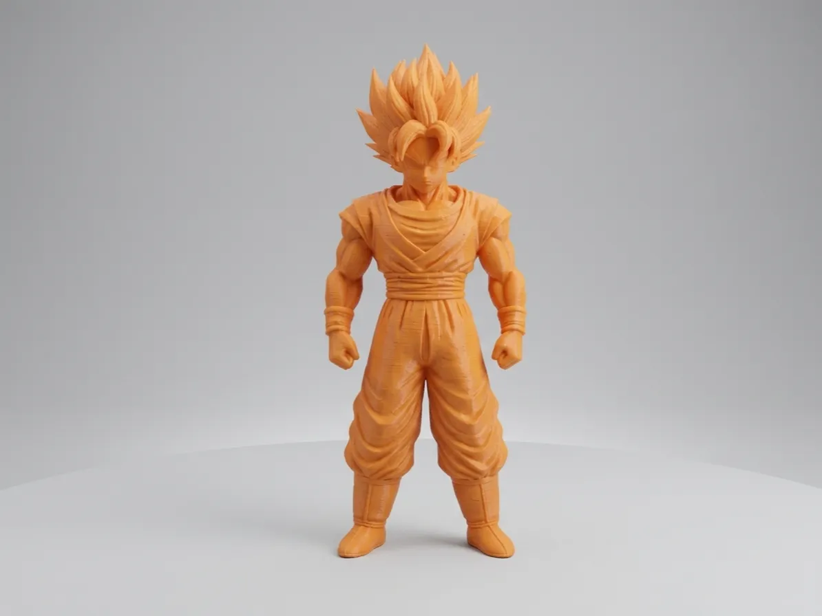 Super Saiyajin Goku (SSJ) - Free 3D Print Model - MakerWorld