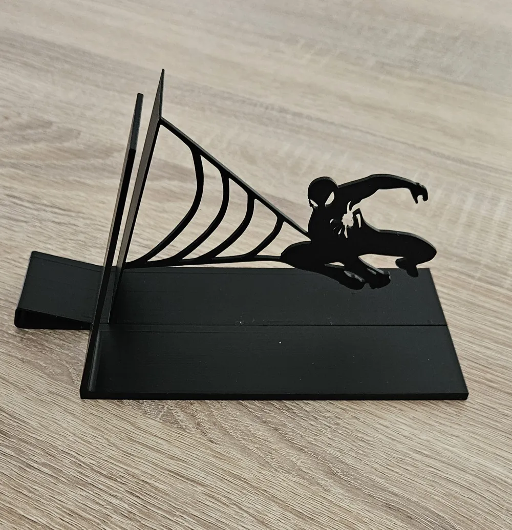 Tilted Bookend inspired from Spiderman by Noob2Geek MakerWorld ...