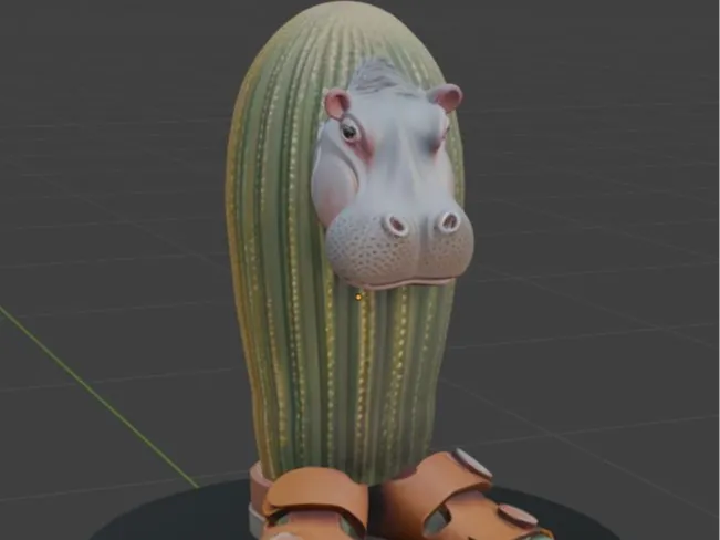 Brainrot Series | The Hippopotamus Cactus by KingMo5h MakerWorld ...