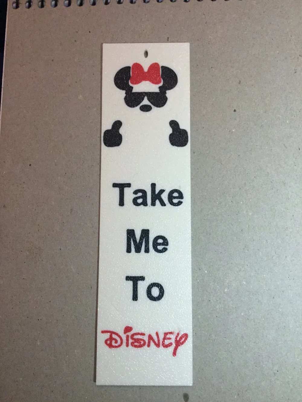 Disney Minnie Mouse Bookmark - Free 3D Print Model - MakerWorld