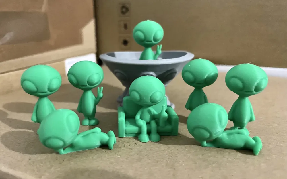 Cute Mini Aliens - Free 3D Print Model - MakerWorld