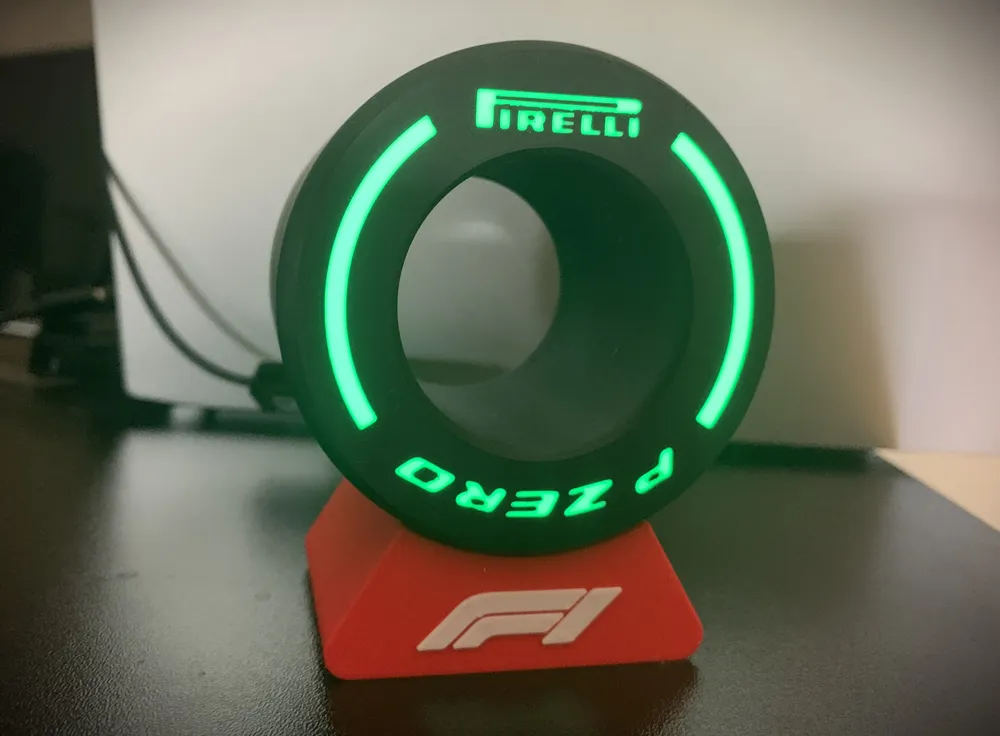 倍耐力F1赛车轮胎带RGB LED 来自 ALMC - MakerWorld