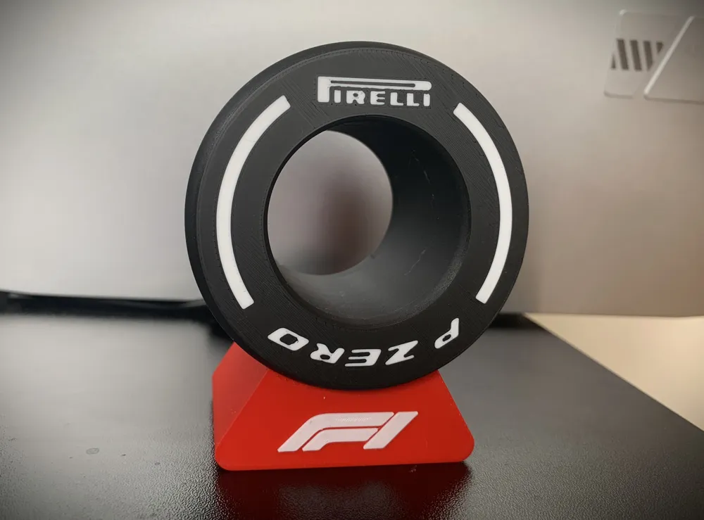 Pirelli F1 Tire with RGB LED - Free 3D Print Model - MakerWorld
