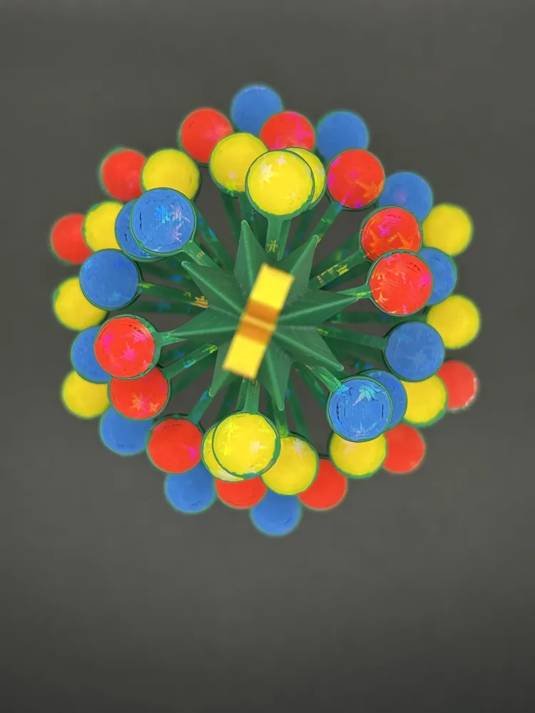 Christmas Tree Flip Flap Spinner - Free 3D Print Model - MakerWorld