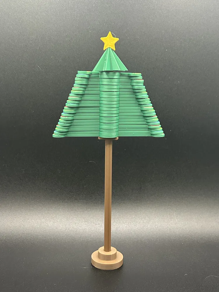 Christmas Tree Flip Flap Spinner - Free 3D Print Model - MakerWorld