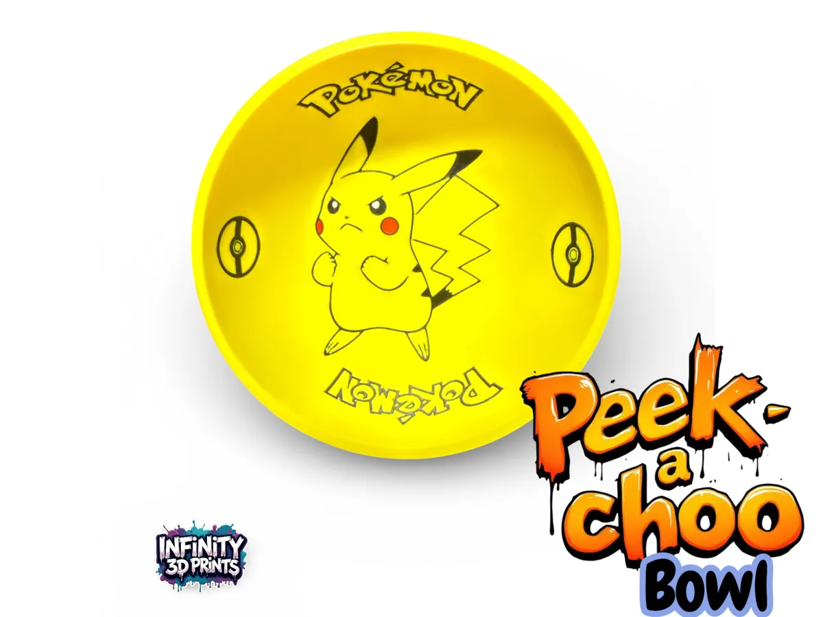 PEEK - A - CHOO - BOWL - KIDS CATCH ALL - Free 3D Print Model - MakerWorld
