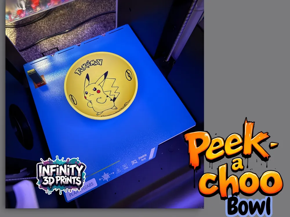 PEEK - A - CHOO - BOWL - KIDS CATCH ALL - Free 3D Print Model - MakerWorld