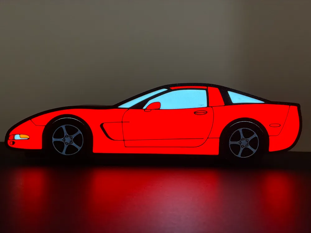 Chevrolet Corvette C5 - Free 3D Print Model - MakerWorld