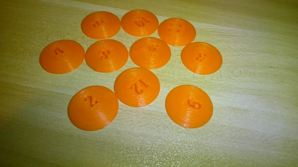 Catan Number Chits by *3D Print Wizard* - MakerWorld