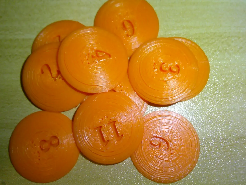Catan Number Chits by *3D Print Wizard* - MakerWorld
