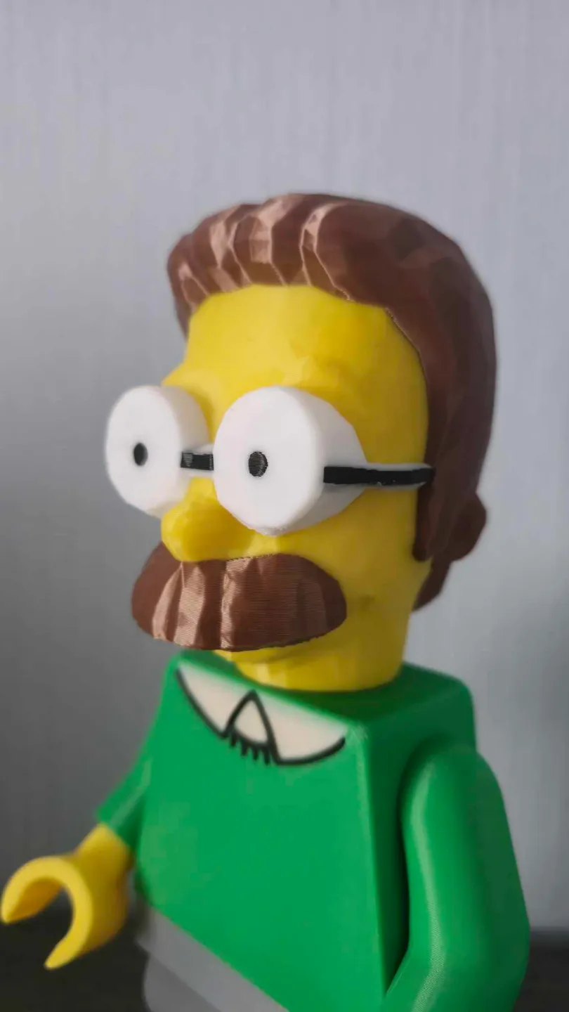 Big Brick * The Simpsons * Ned Flanders by cBoLsmUiEc - MakerWorld