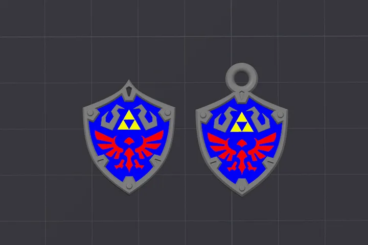 Hylian Shield Keychain by angry-p1p - MakerWorld