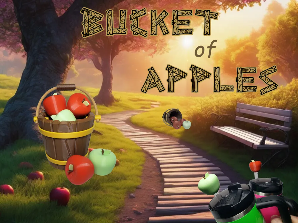 Bucket of Apples by RynosaurusRex - MakerWorld