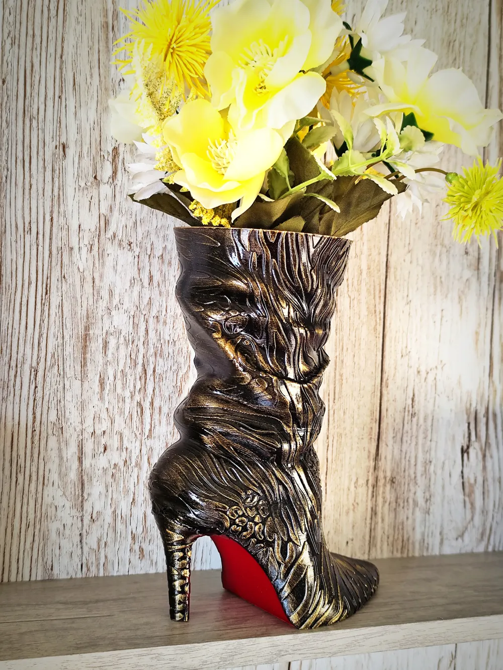 High Heel Boot Planter - Free 3D Print Model - MakerWorld