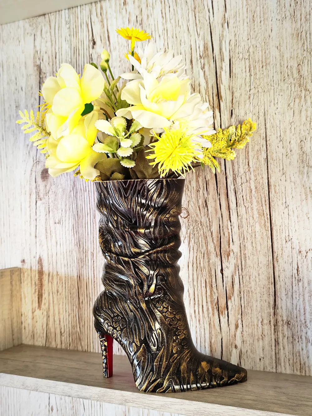 High Heel Boot Planter - Free 3D Print Model - MakerWorld
