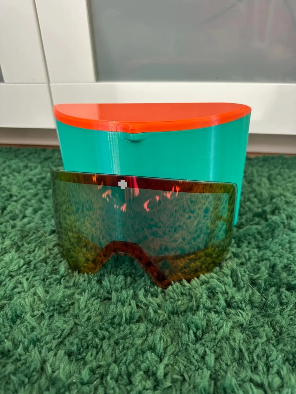 Ski Goggle Lens Case / Storage Box with Lid - Free 3D Print Model ...